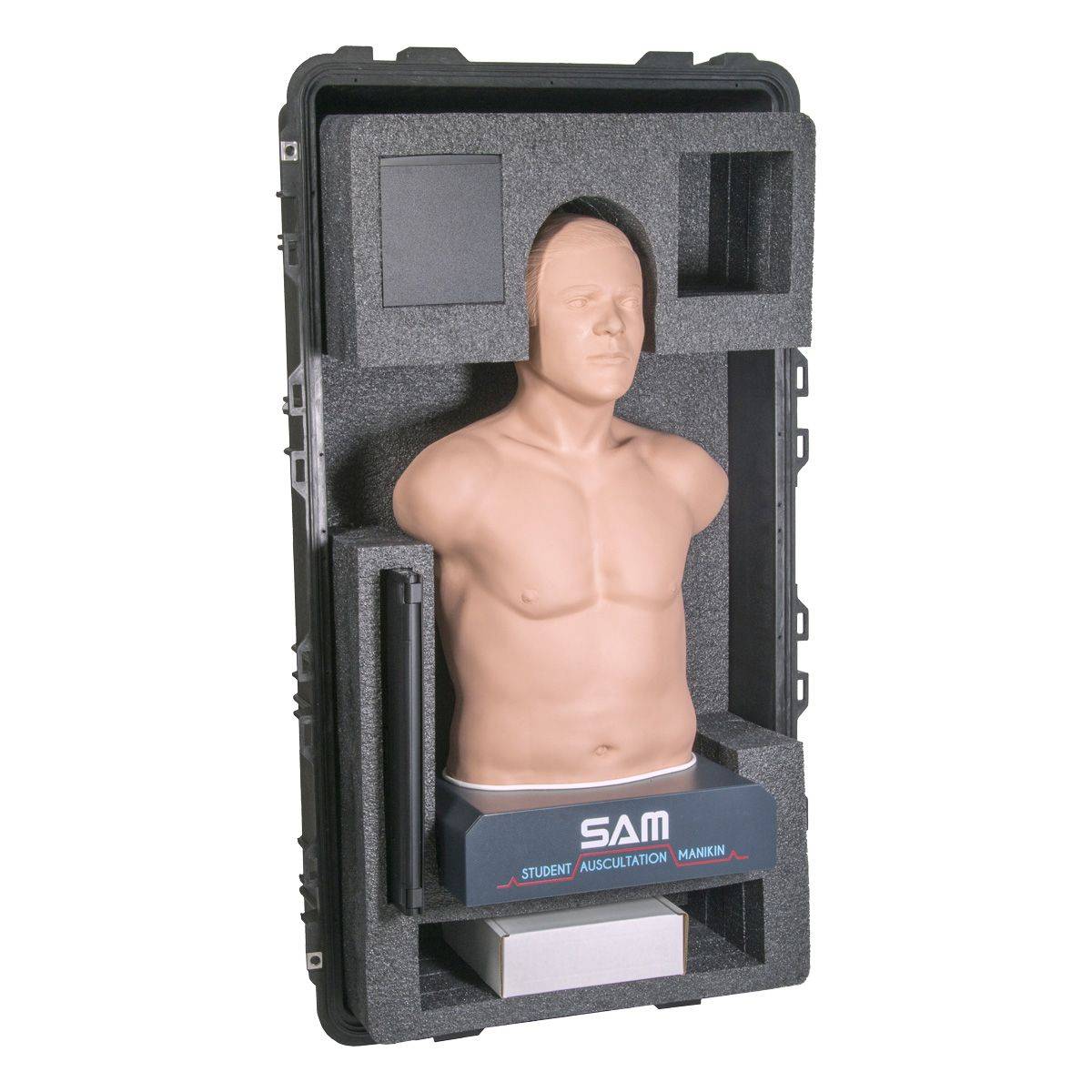 SAM Student Auscultation Manikin Storage/Carry Case w/ wheels and ...