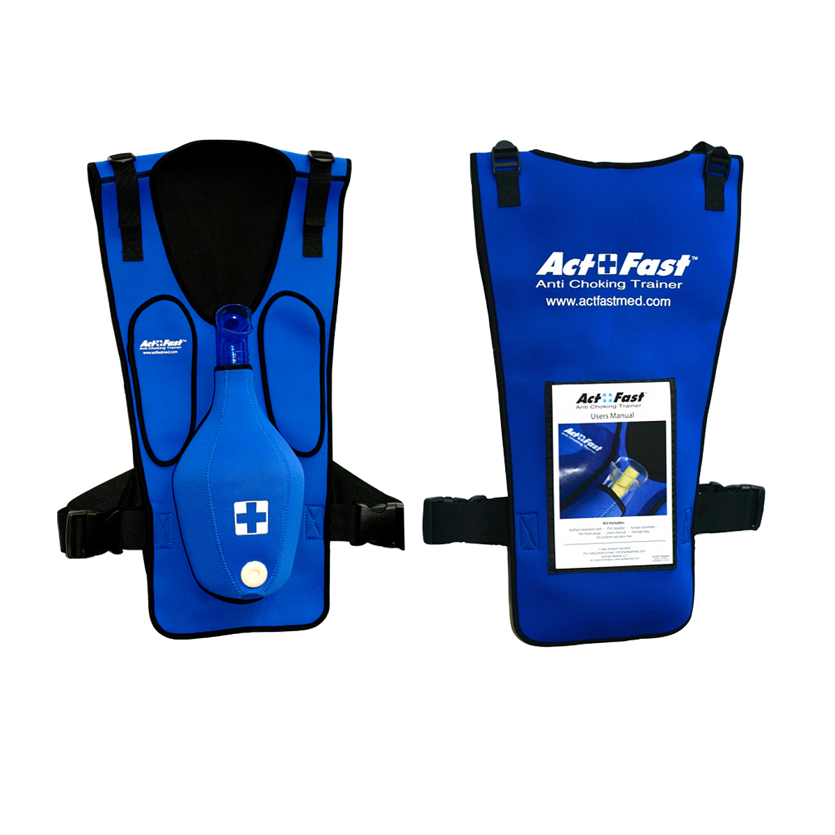 Act+Fast Rescue Choking Vest - Blue - SEM Trainers