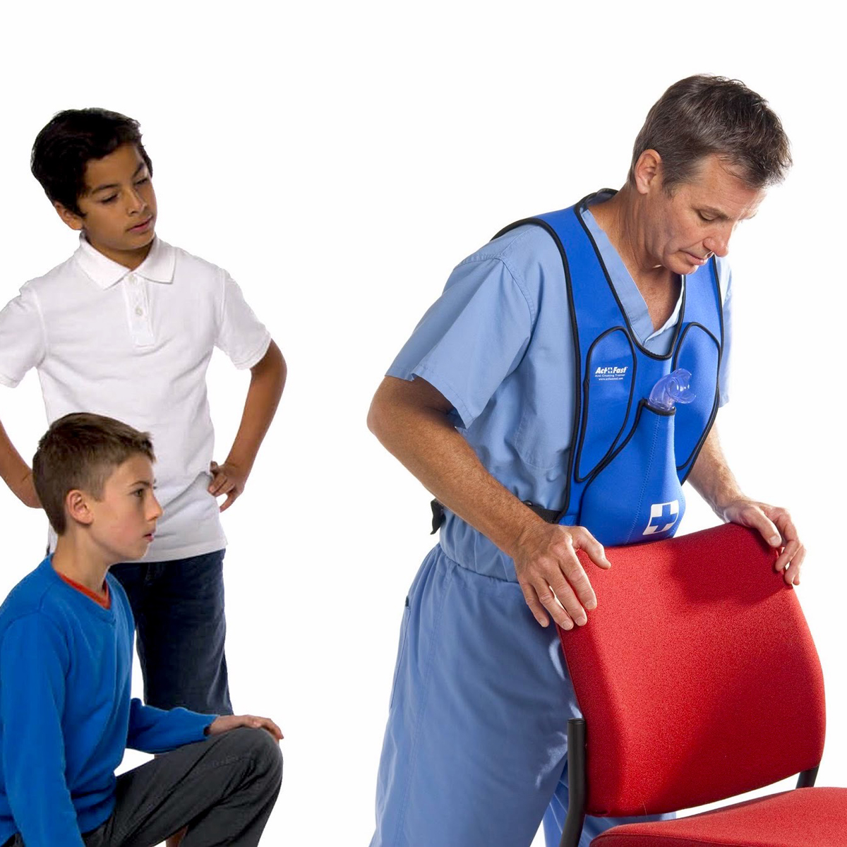 Act+Fast Rescue Choking Vest - Blue - SEM Trainers