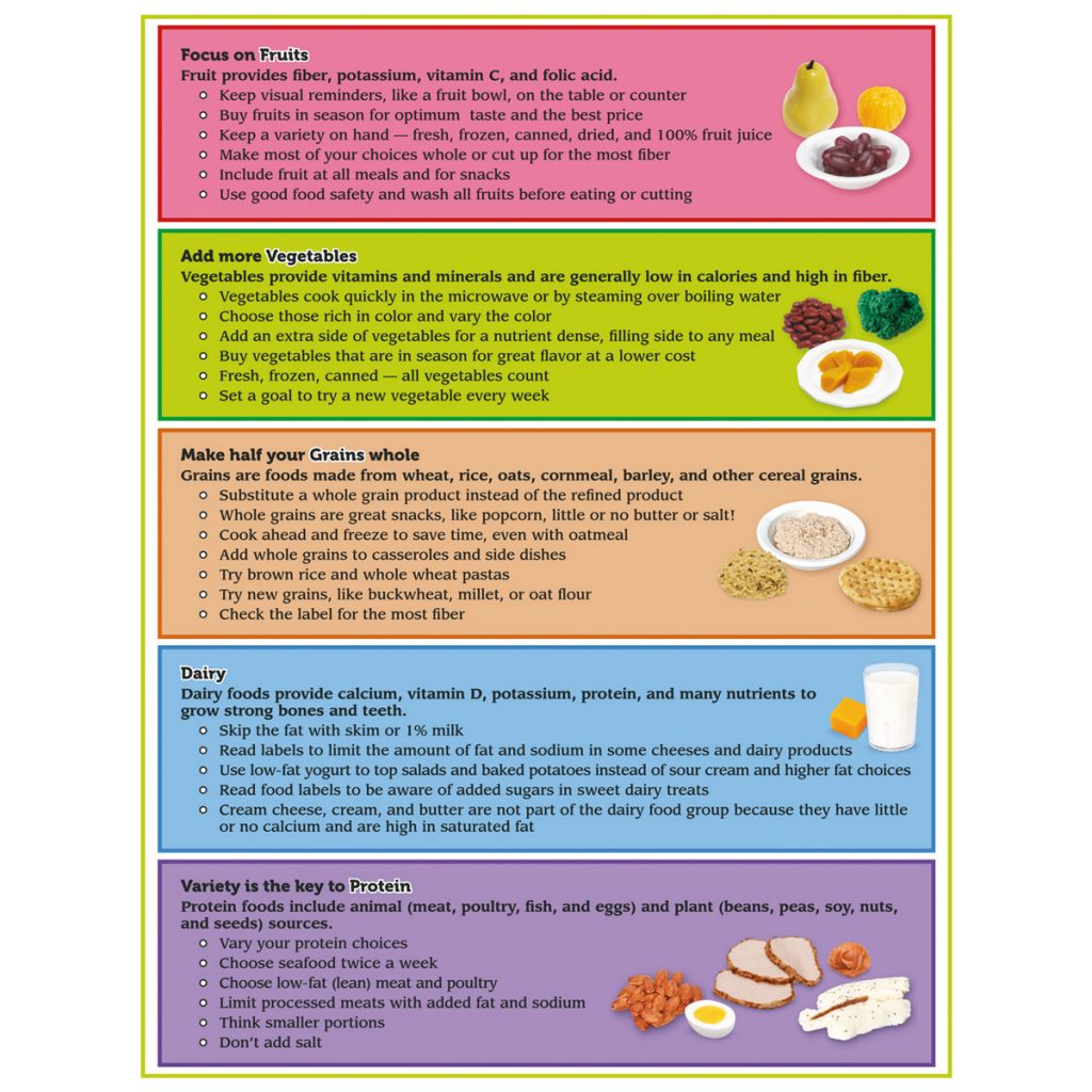 MyPlate Cling Place Mats - SEM Trainers
