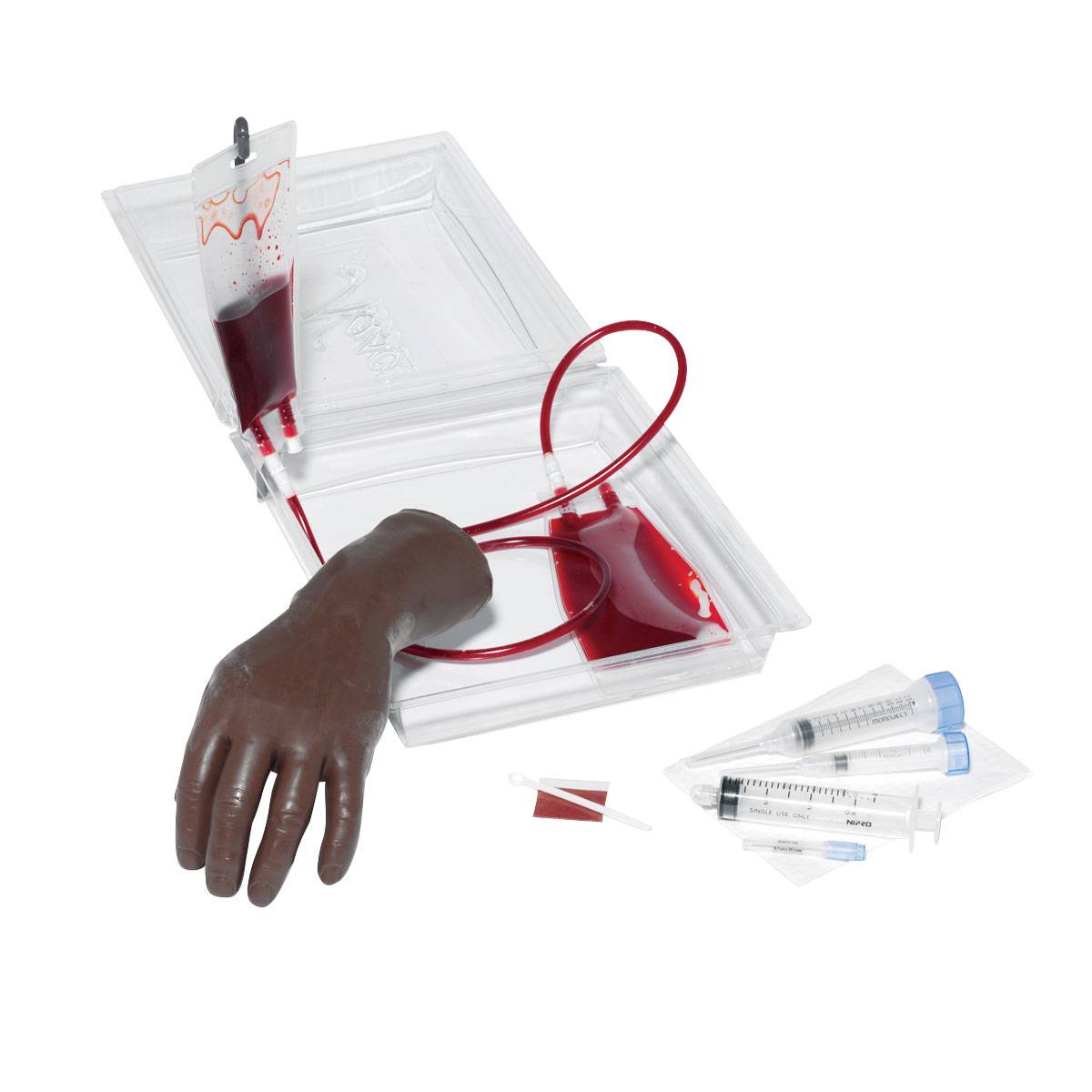 Life/form® Portable IV Hand Trainer, dark - SEM Trainers